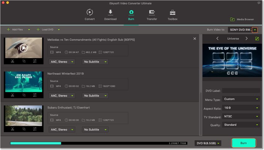Download and Burn Vimeo Videos to DVD