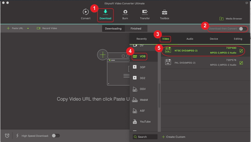 YouTube to VOB Converter