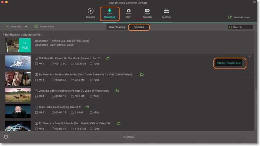 iSkysoft HD Video Converter Guide: Transfer Video to Android Device