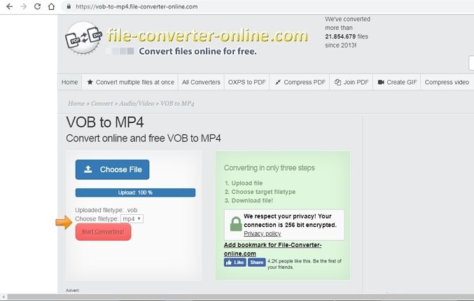 10 Best and Free Online VOB to MP4 Converters